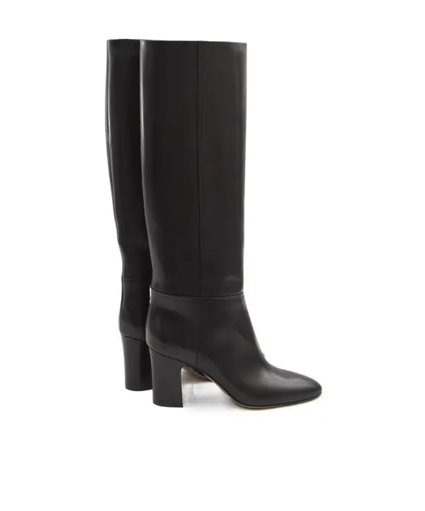 Paris Texas 75mm Lavinia Leather Boots - Black