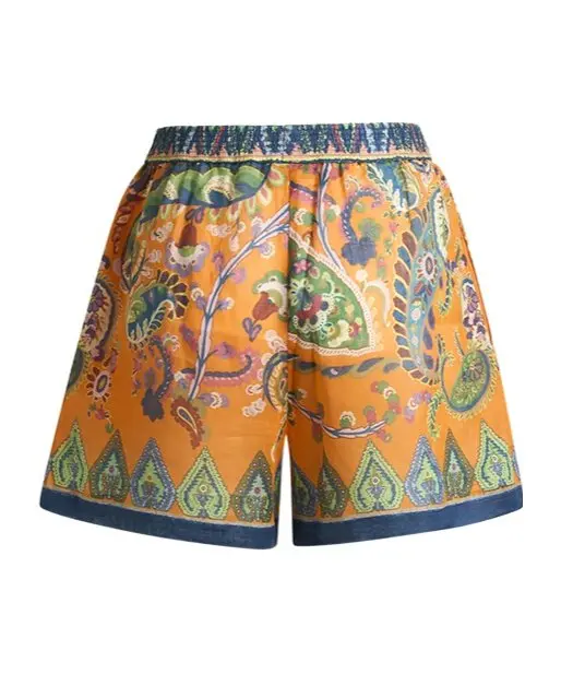 Etro Printed Elasticated Waist Shorts