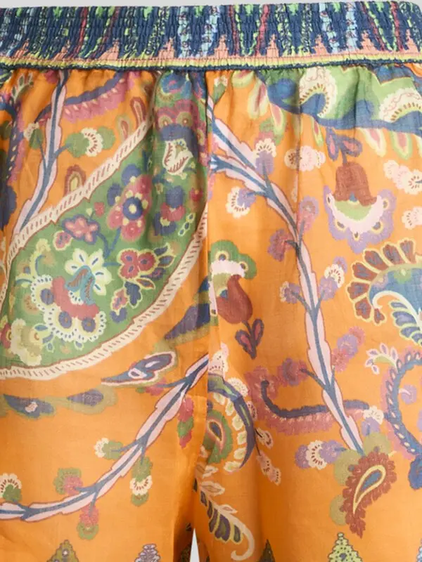 Etro Printed Elasticated Waist Shorts