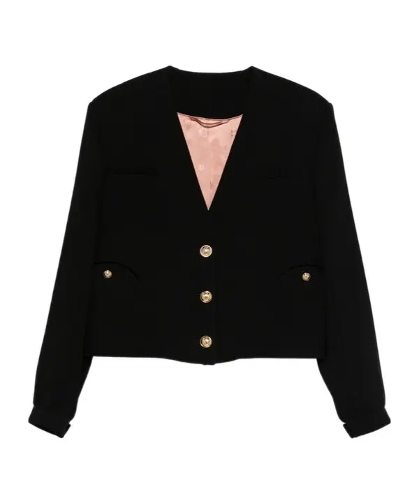 BLAZÉ MILANO Cropped V-neck Jacket