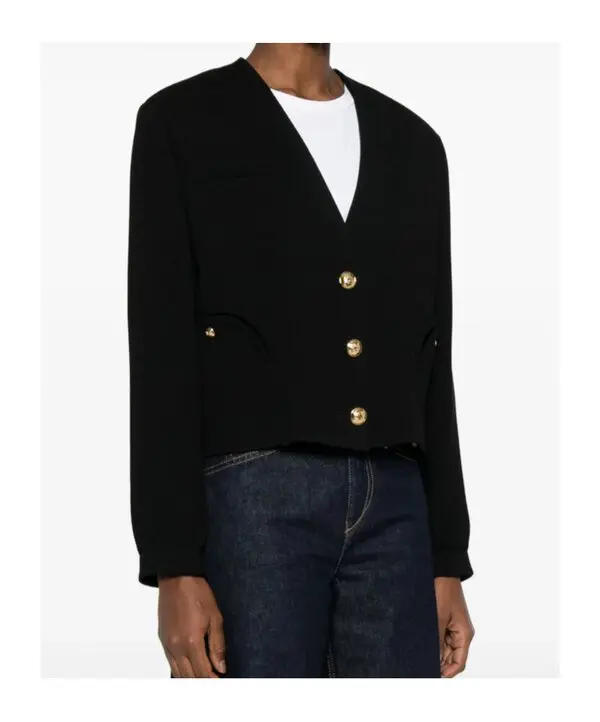 BLAZÉ MILANO Cropped V-neck Jacket