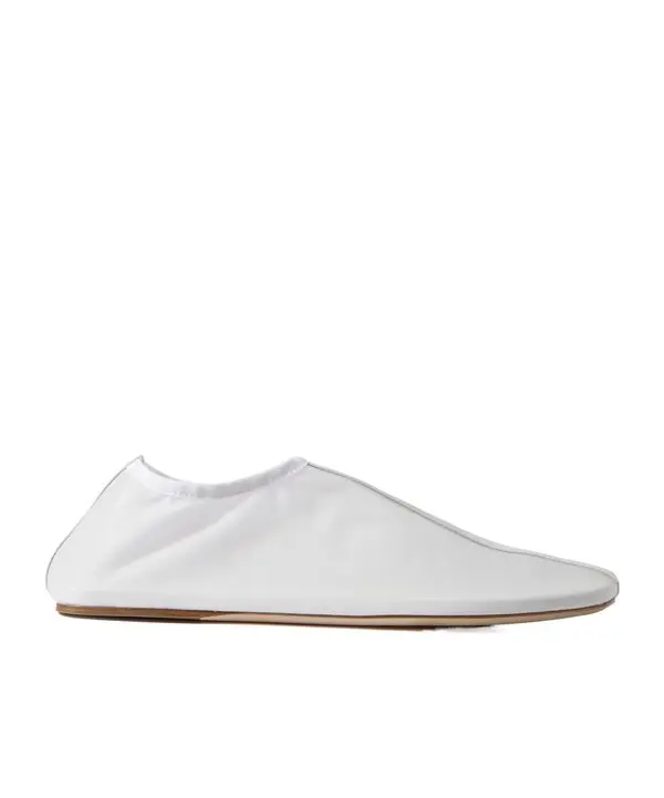 Christopher Esber Mesh Flat Ballerinas - White