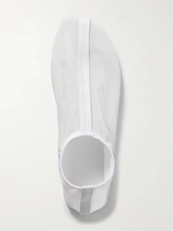Christopher Esber Mesh Flat Ballerinas - White