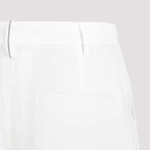 Brunello Cucinelli High-waist Cropped Pleated Trousers
