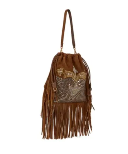 Etro Studded Fringed Shoulder Bag
