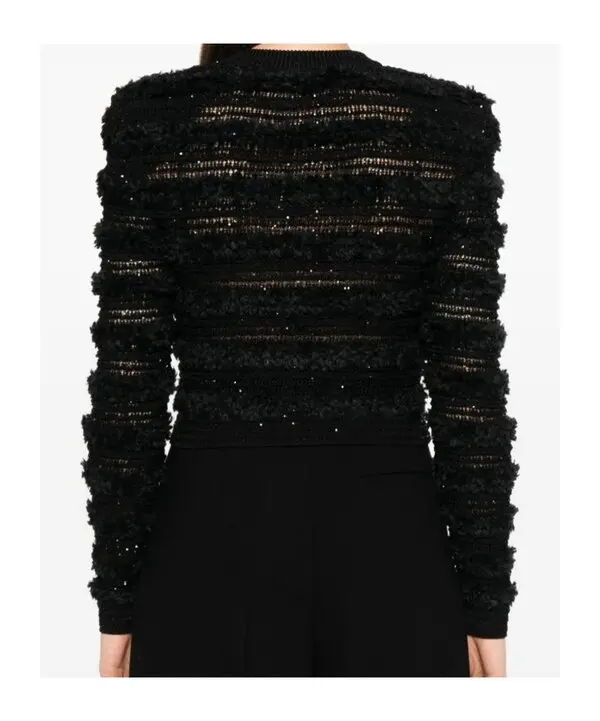 Balmain Long-sleeved Buttoned Sweater