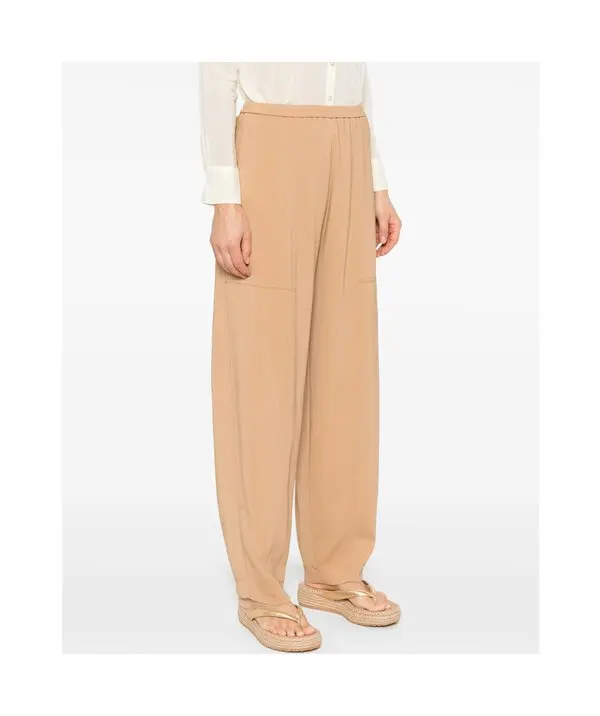 FORTE_FORTE Elastic Waist Casual Pants
