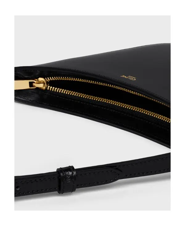 Celine Medium Croque Bag In Shiny Calfskin