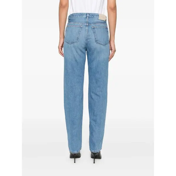 Givenchy High-waisted Straight-leg Jeans - Medium Blue