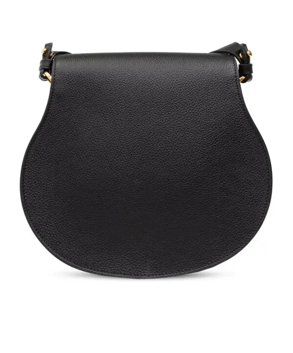 Chloé Marcie Saddle Crossbody Bag - Black