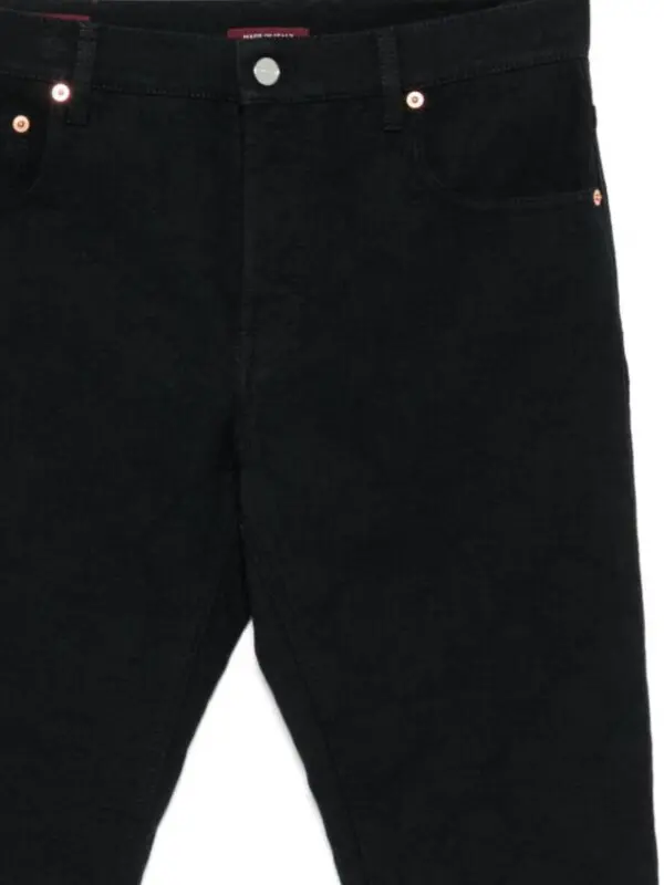 Gucci Gg Denim Jacquard Tapered Pants