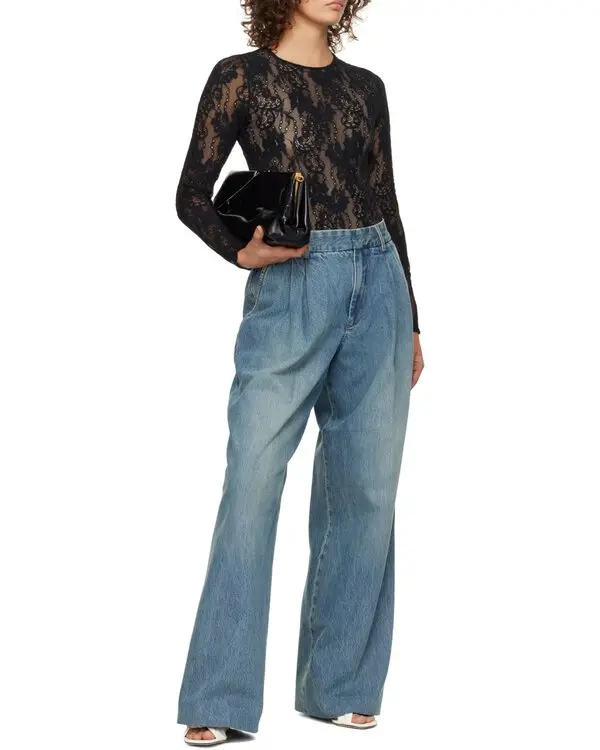 Zimmermann Illustration Wide-leg Jeans