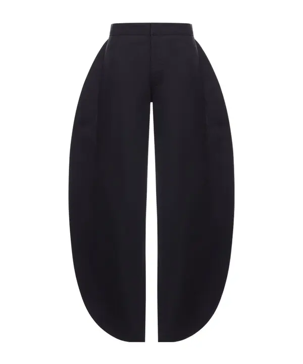Alaïa Wide Leg Pleated Trousers - No