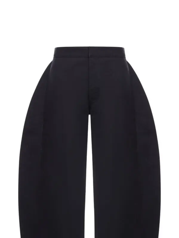Alaïa Wide Leg Pleated Trousers - No
