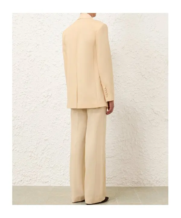 Zimmermann Shawl Lapel Tux Jacket - Tea