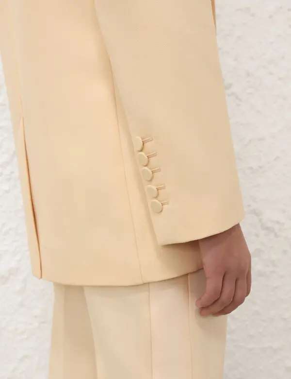 Zimmermann Shawl Lapel Tux Jacket - Tea