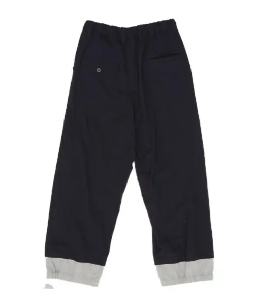 Mihara Yasuhiro Mix Layered Wide-leg Pants