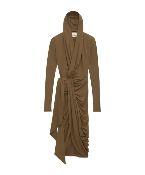 Isabel Marant Étoile Alixa Hooded Draped Dress