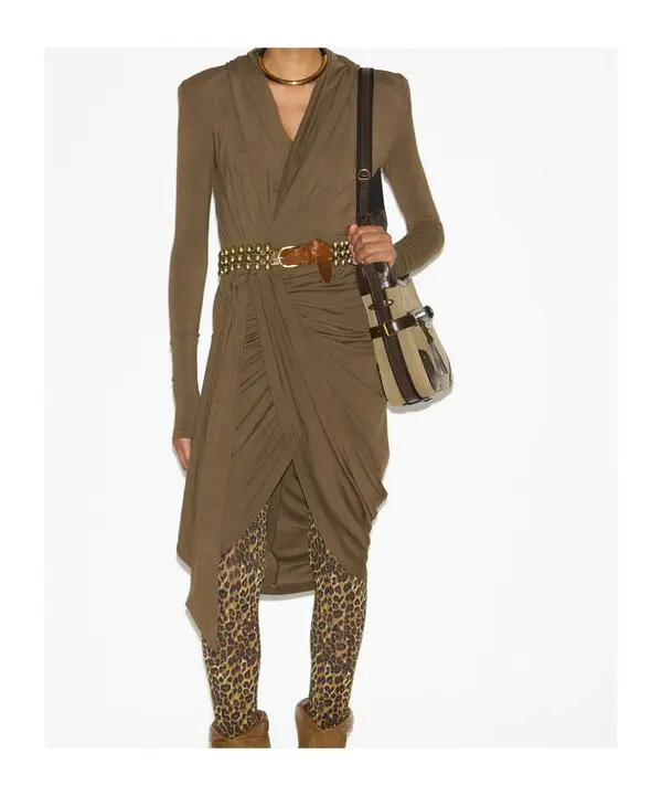 Isabel Marant Étoile Alixa Hooded Draped Dress