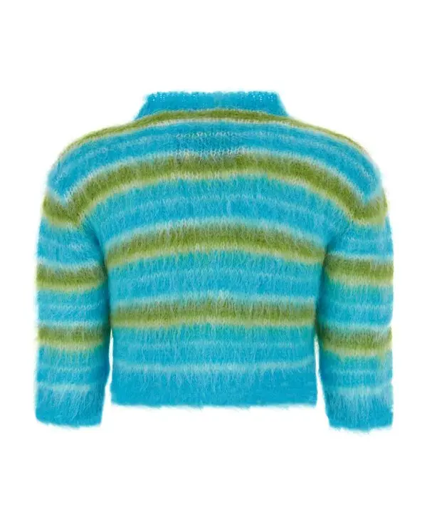 Marni Striped Button-down Cardigan
