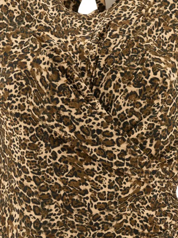 Isabel Marant Étoile Zeidi Leopard Print Maxi Dress