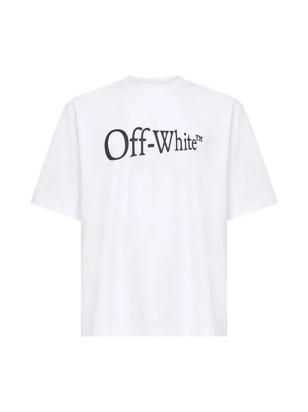 Off-White Logo Printed Crewneck T-shirt - White