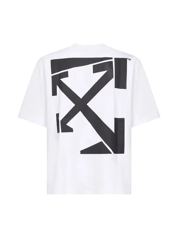 Off-White Logo Printed Crewneck T-shirt - White
