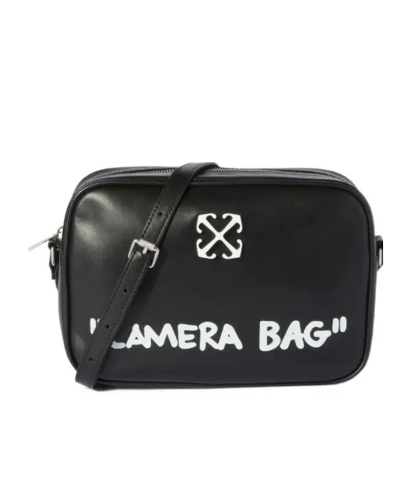 Off-White Jitney Quote Camera Bag - Black