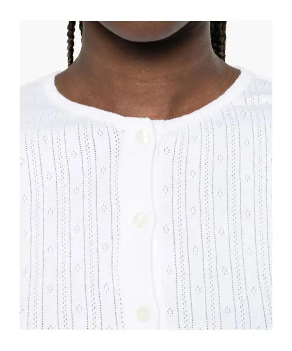 SPORTY  RICH Sporty & Rich Long Sleeve Knit Cardigan