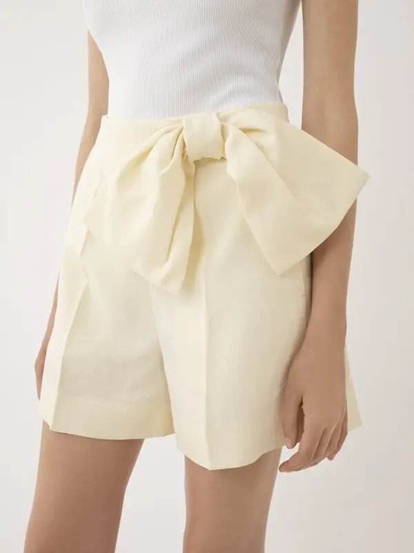 Chloé Bow Detailed High-rise Shorts