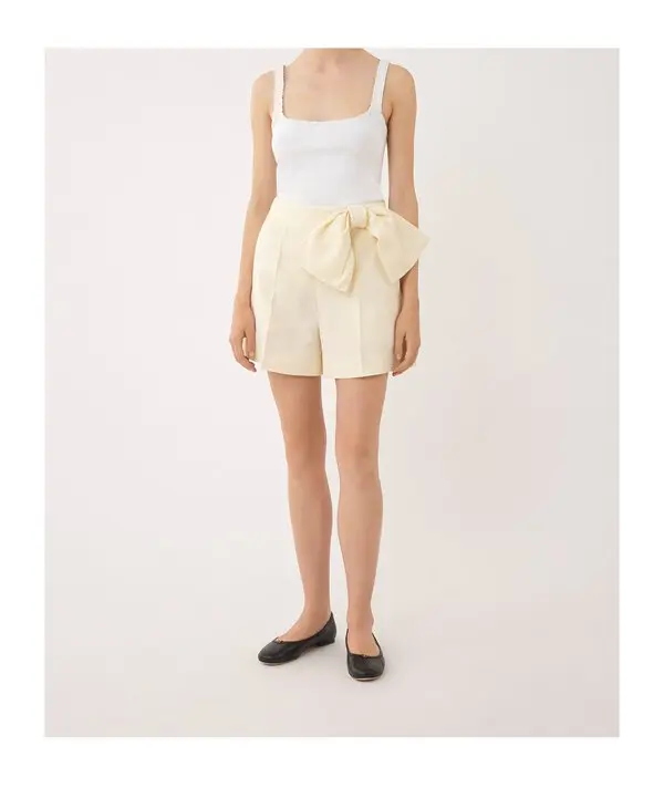 Chloé Bow Detailed High-rise Shorts