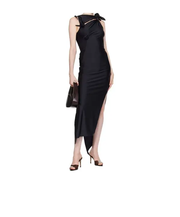 GIANVITO ROSSI Elle Heeled Sandals - Black