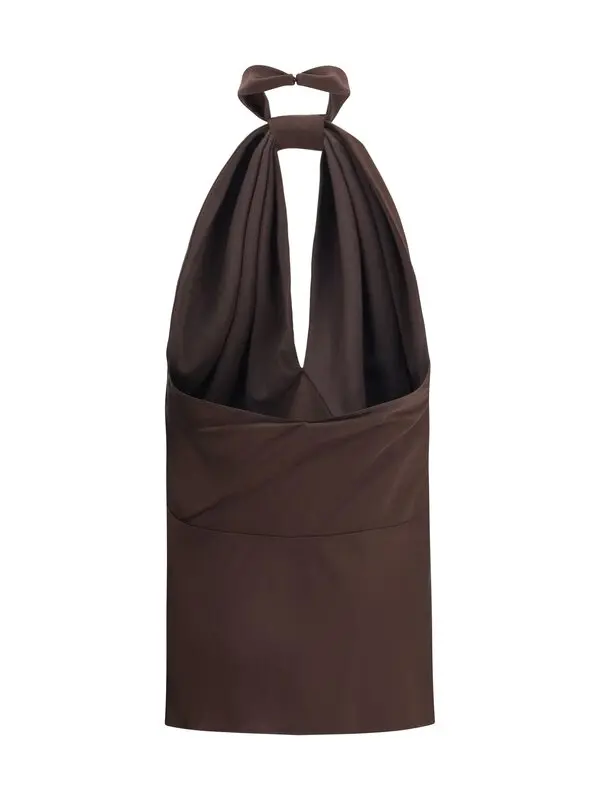 TOM FORD Halter Neck Silk Top
