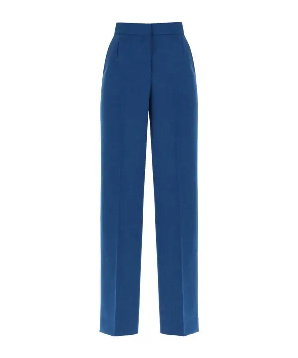 Tory Burch Front-pleat Tailored Trousers - Blue