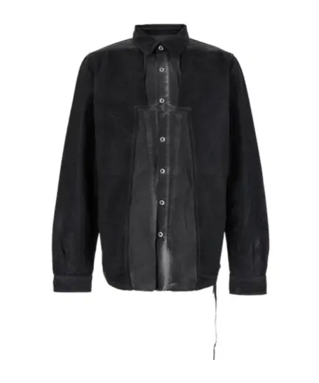 Rick Owens Splintered Shirt - Black