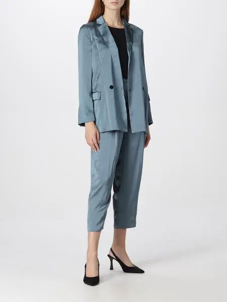 Theory Elasticated Cropped Trousers