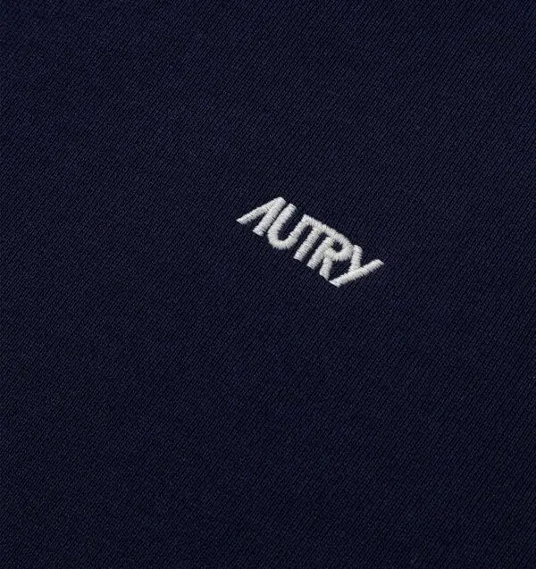 AUTRY Logo-embroidered Crewneck Sweatshirt - Black
