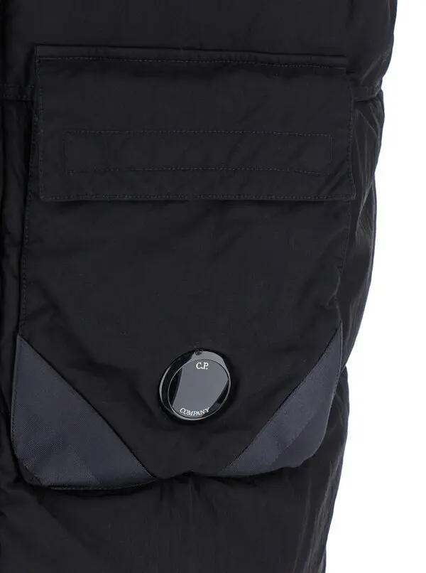 C.P. COMPANY Quilted Vest With Stand Collar