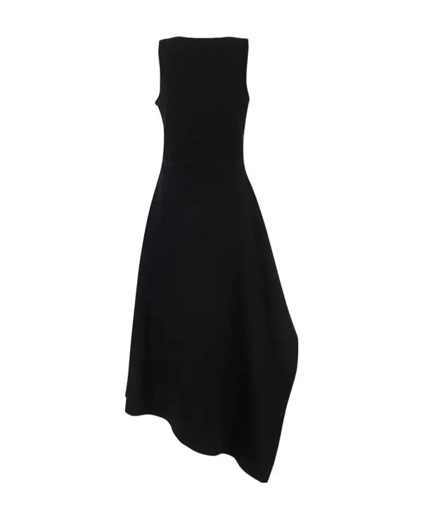 Bottega Veneta Sleeveless Asymmetrical Midi Dress