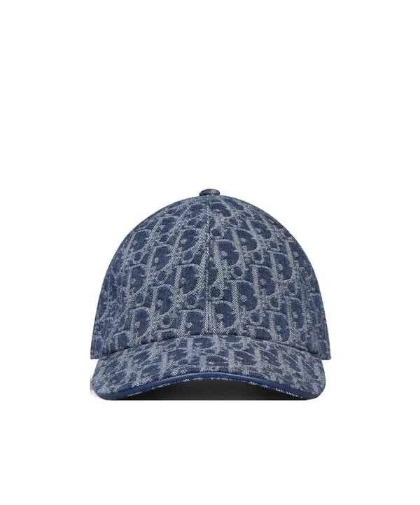 Dior Oblique D-player Cap - Blue