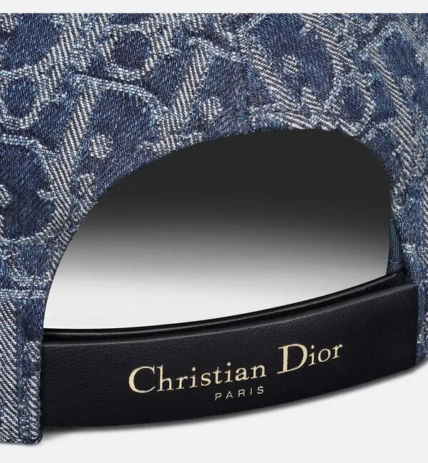 Dior Oblique D-player Cap - Blue