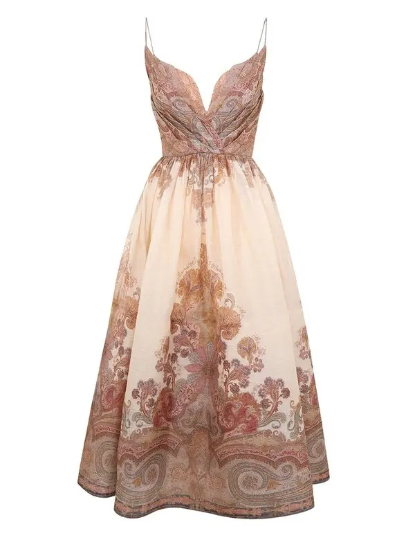 Zimmermann Illustration Midi Dress