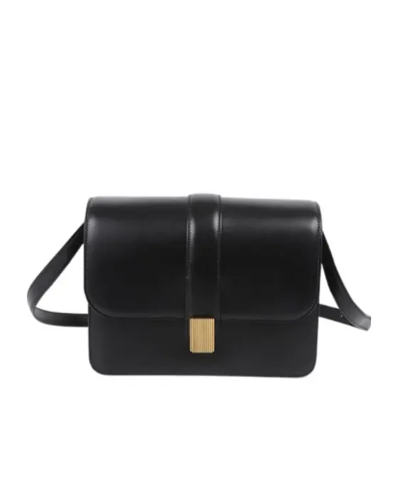 Khaite Flap Shoulder Bag - Black