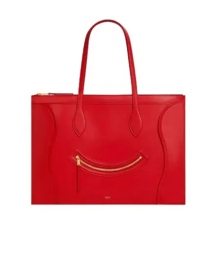 Celine Flat Luggage In Glossy Calfskin