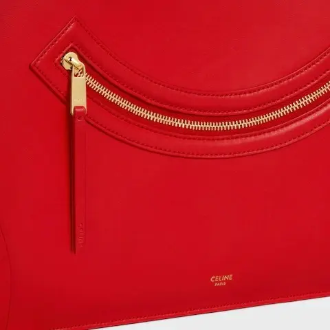 Celine Flat Luggage In Glossy Calfskin