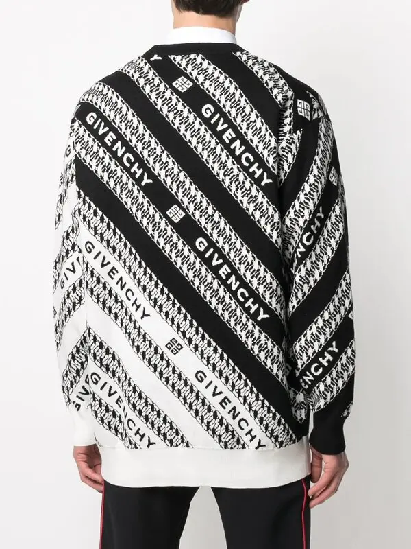 Givenchy Chain Logo-print Knitted Jumper