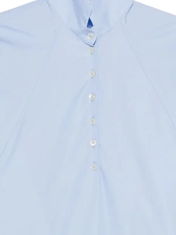 Barena Venezia Button-up Shirt With Stand Collar And Buttoned Cuffs
