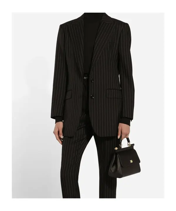 Dolce & Gabbana Single-breasted Pinstriped Blazer