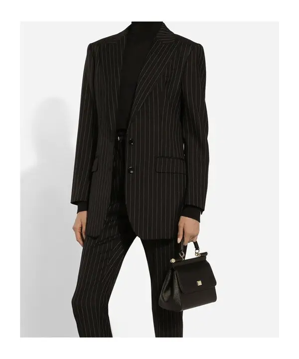 Dolce & Gabbana Single-breasted Pinstriped Blazer