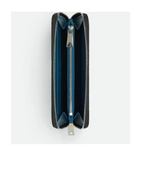 Bottega Veneta Intrecciato Woven Zipper Purse